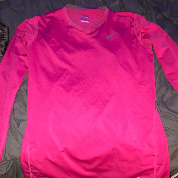 Nike | Tops | Pink Nike Dri Fit Long Sleeve | Poshmark